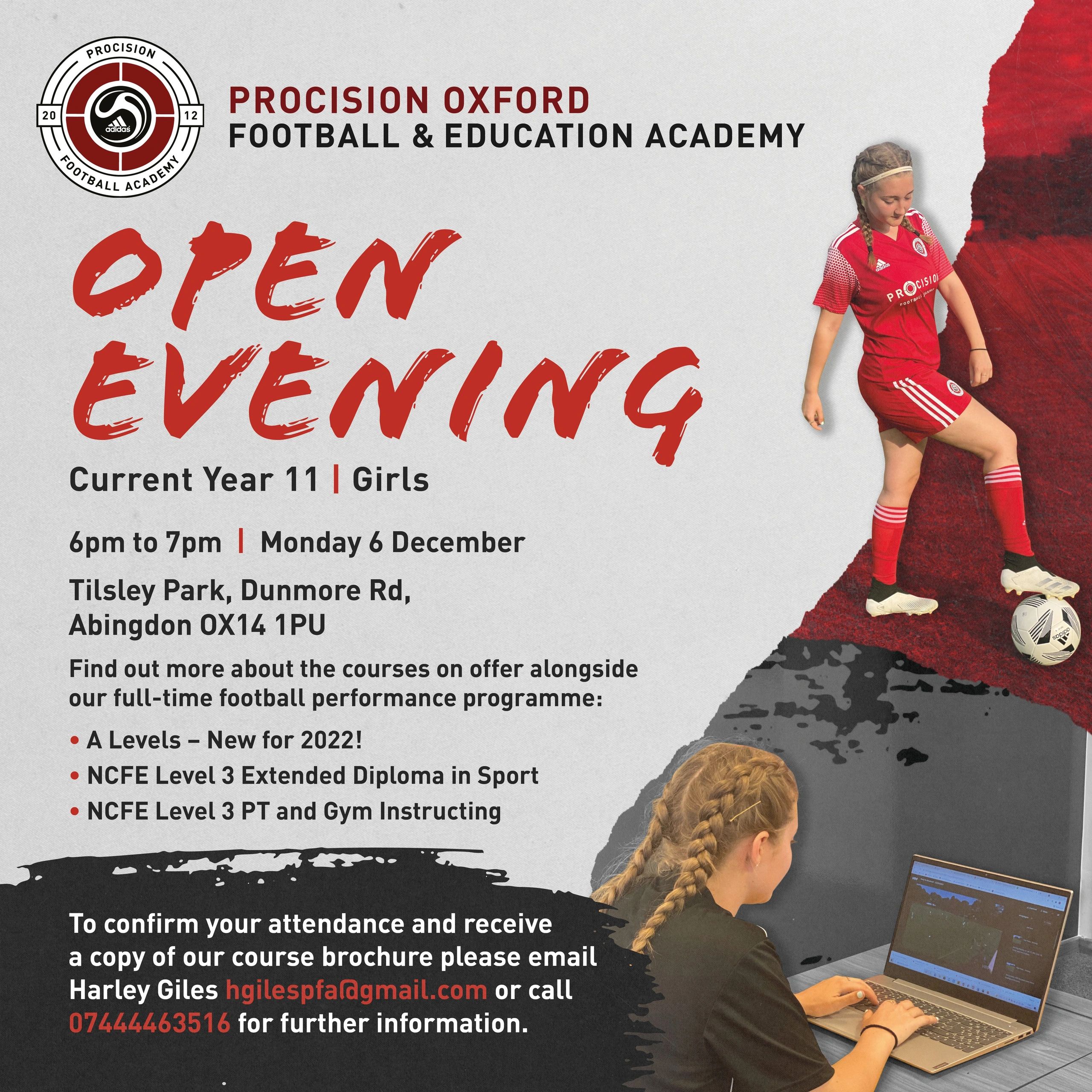 Procision Oxford Girls Academy Opening in August 2022